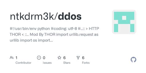 Github Ntkdrm3k Ddos Usr Bin Env Python Coding Utf 8