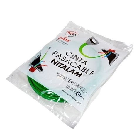 Cinta Pasacable X 15 Mts 4 Mms Grilon C U Carello