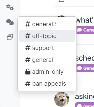 Create A Public Chat Room Dropdown In Navigation NodeBB Community