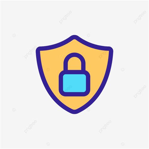 Data Protect Vector PNG Images Data Protection Icon Vector Outline Pc Privacy PNG Image For