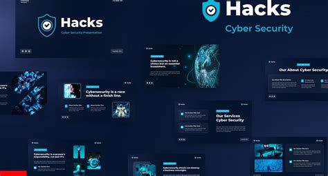 Hacks Cyber Security Powerpoint Template Incl Cyber And Digital Envato