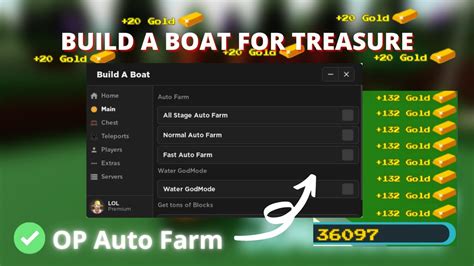New Build A Boat Op Script Auto Farm Youtube