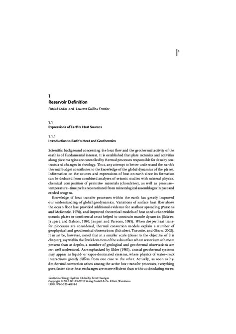 Pdf 1 1 Reservoir Definition