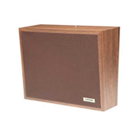 Valcom Talkback Wall Speaker Woodgrain Dark Brown V 1063A Valcom UK