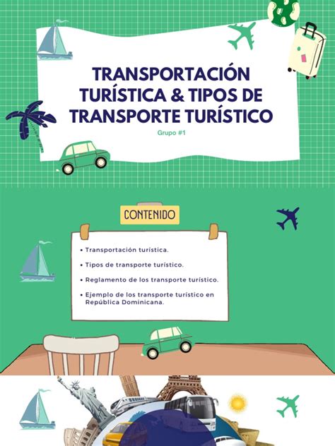 Transportación Turística Y Tipos De Transporte Turístico Pdf