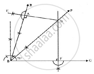 Draw An Angle Abc Draw The Locus Of All The Points Equidistant From Ab And Bc