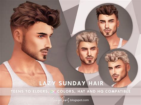 Download Current Week Sims Hair Sims 4 Hair Male Sims 4 Afro Hair