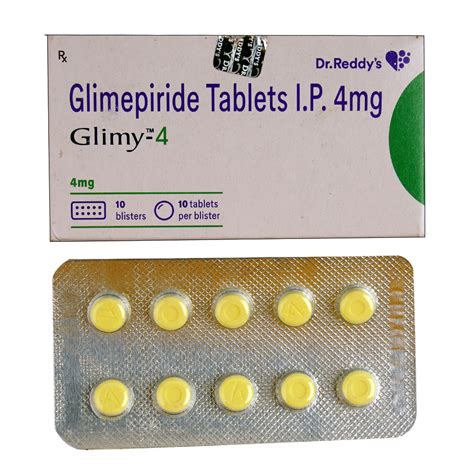 Buy Glimy 4mg 10 Tablets Online At Best Prices Wellness Forever