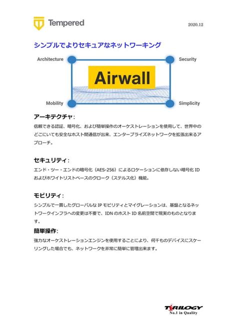 2021 hip host identity protocol とは？ tempered airwall pdf
