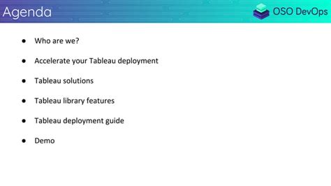Accelerating Your Tableau Deployment In Aws Ppt
