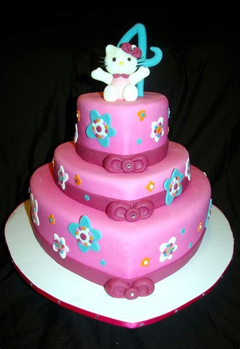 Hello Kitty Three Tiered Cake