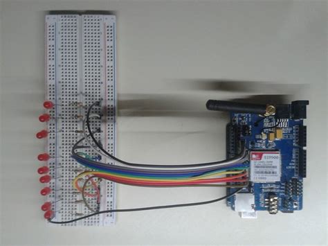 Encendiendo Led Con Sms Rogerbit