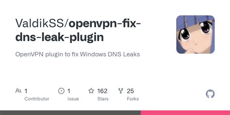 Github Valdikssopenvpn Fix Dns Leak Plugin Openvpn Plugin To Fix