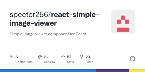 GitHub Specter React Simple Image Viewer Simple Image Viewer Component For React