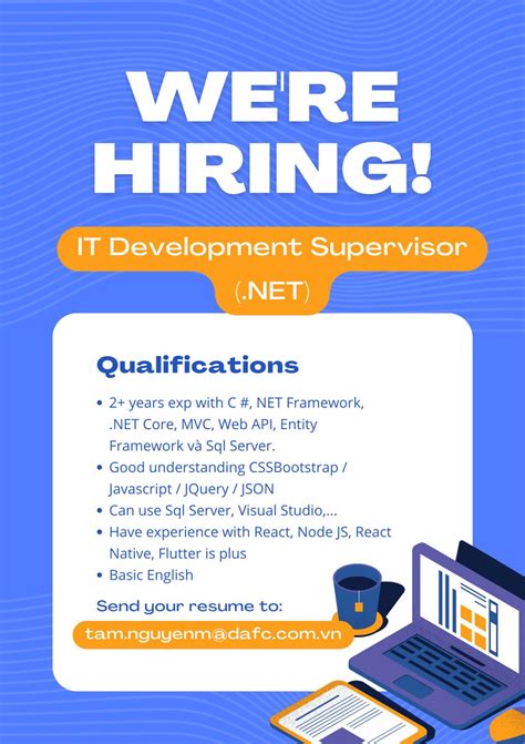 Hiring Dotnet Developer Dotnetdevelopers Dafc Nguyen Minh Tam