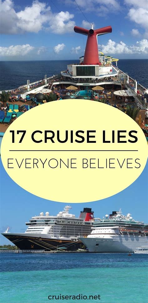 17 Cruise Lies Everyone Believes Artofit