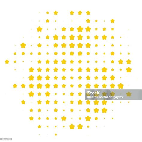 추상 하프톤은 별 배경을 점선 별이 있는 패턴 흰색 배경에 격리된 스톡 벡터 그림입니다 별 무늬에 대한 스톡 벡터 아트 및 기타 이미지 Istock
