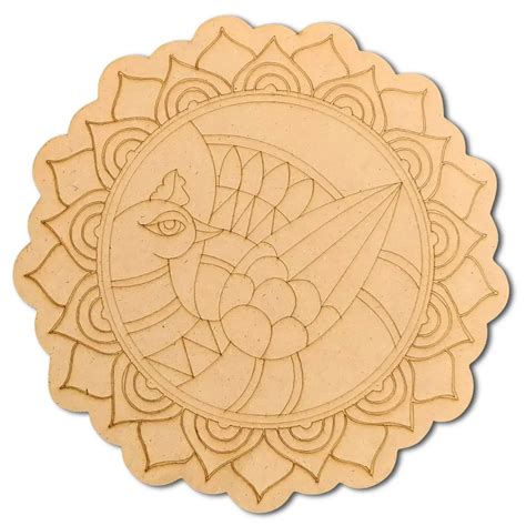 Pre Marked Peacock Base Design 1