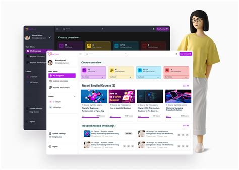 Dashboard UI Design For Education Platform On Behance