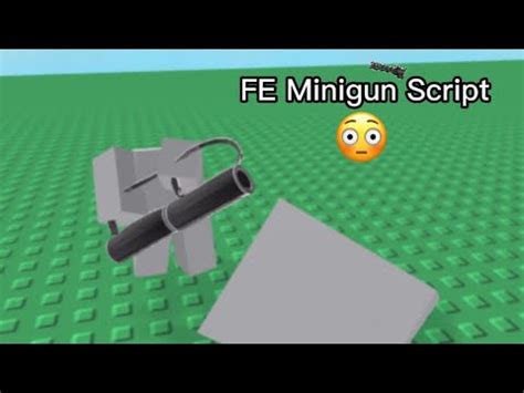 Fe Minigun Script Works On Mobile PC YouTube