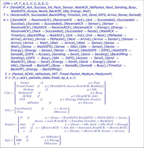 Formal Definition Of The Sensor Node Htcpn Model Download Scientific