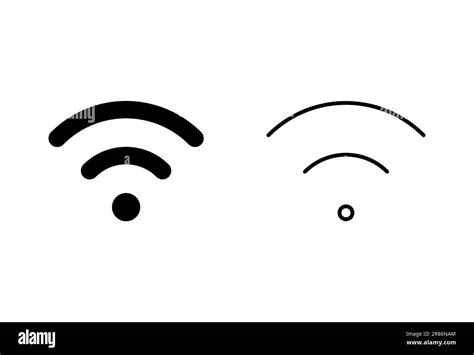 Wifi Icon Set Signal Vector Icon Wireless Icon Vector Stock Vector Image And Art Alamy