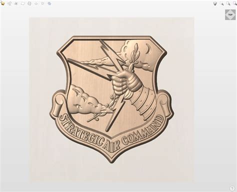Cnc File Usaf Office Of Special Nvestigations Unit Patch 3d Model My