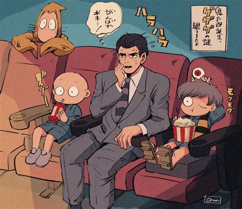 Amazou Kitarou Medama Oyaji Mizuki Gegege No Kitarou Nezumi Otoko Gegege No Kitarou