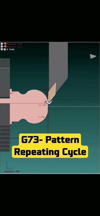 g73 pattern repeating cycle science cncprogramming cnctips cnc computerscience cncmachine