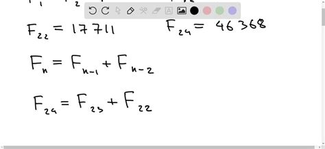 Let Fn Denotes The Nth Fibonacci Number Where F1 F2 1 If F22 17711 And F24 46368