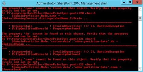 error during the installation of sharepoint server configuration file