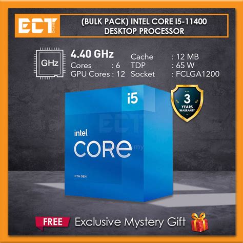 (Bulk Pack) Intel Core i5-11400 / i5-11500 / i5-11600KF / i5-11600K ...