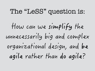 Scaling Agile With LeSS Large Scale Scrum PPT