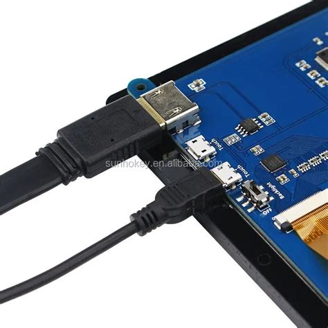 7 인치 Lcd 케이스 라즈베리 파이 Lcd 터치 스크린 디스플레이 모니터 브래킷 케이스 라즈베리 파이 3 Lcd