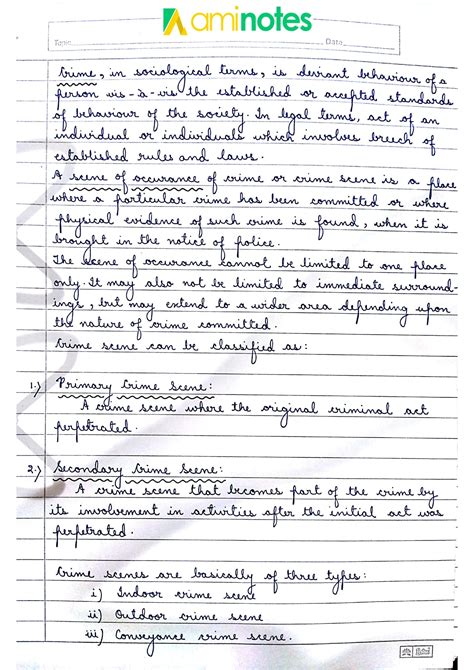 Solution Crime Scene Investigation Module 2 Types Of Crime Scenes