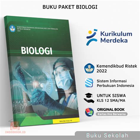 Buku Paket Biologi Kelas 12 Xii Sma Kurikulum Merdeka Belajar 2022