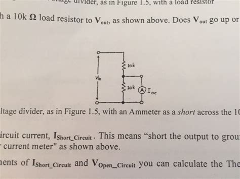 Solved DC Source A V Open Circuit Circuit Diagram B Chegg Com