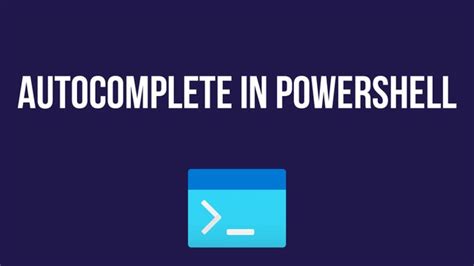 Enabling Autocomplete In Powershell Rpowershell