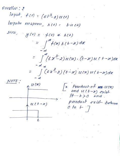 Solved 6 2 Suppose Ft Is The Input Signal And Ht Is The