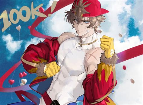 Sun Kenji Indie Virtual Youtuber Drawn By Kamioffrecord Danbooru