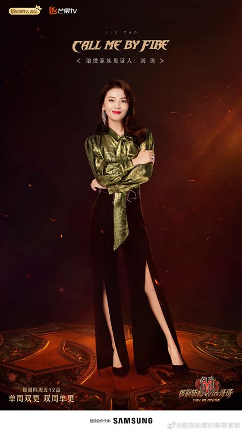 综艺《披荆斩棘的哥哥》“滚烫家族见证人”刘涛 单人海报