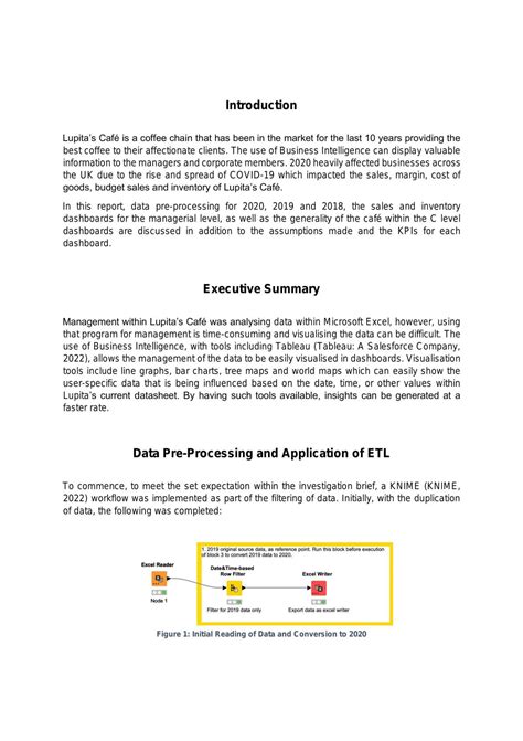 Data Visualisation Report Cs3dv20 Data Integration And