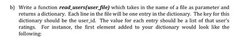 Solved B Write A Function Read Usersuser File Which Takes