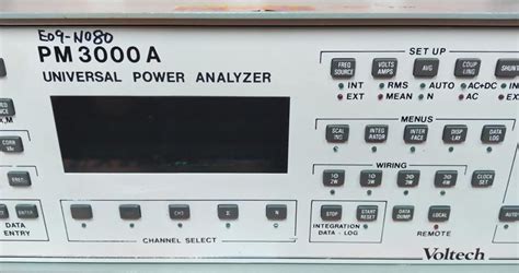Voltech Ac Universal Power Analyzer Pm3000a