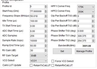 MMWAVE STUDIO TX Beamforming With AWR1843 And MmWaveStudio Sensors Forum Sensors TI E2E