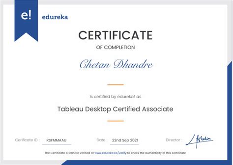 Chetan Dhandre On Linkedin Edureka Tableaudesktop