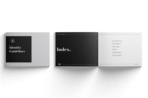 Visual Identity Guideline Booklet Behance