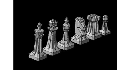 Chess Set Autorstwa Michmar Engineering Pobierz Darmowy Model Stl