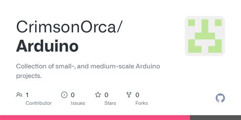Github Crimsonorca Arduino Collection Of Small And Medium Scale Arduino Projects