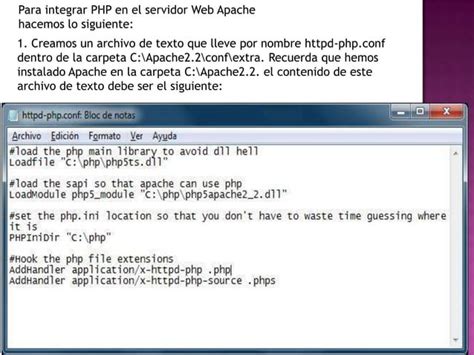 Tutorial Para Instalar Apache Php My Sql Ppt
